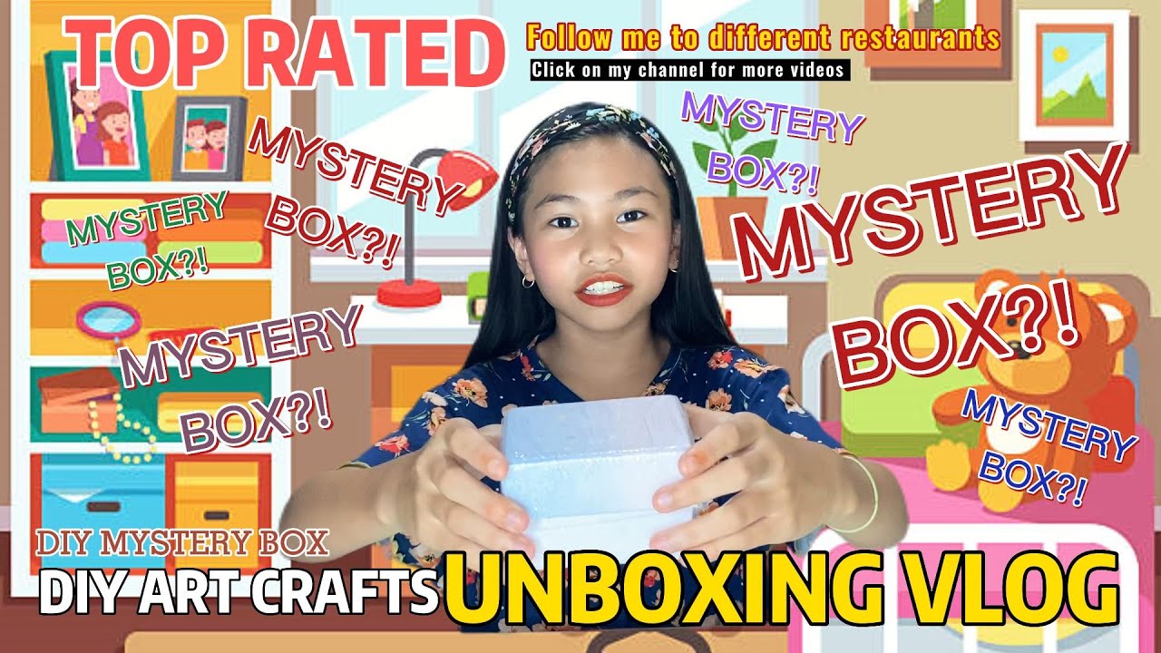 VLOG 4: UNBOXING VLOG DIY MYSTERY BOX FOR KIDS - YouTube