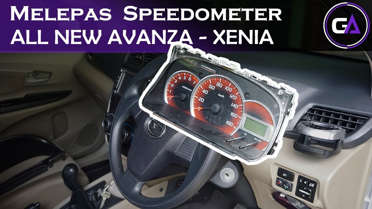 MELEPAS SPEEDOMETER ALL NEW AVANZA XENIA - YouTube