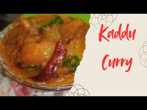 JMR kaddu Curry recipe - YouTube