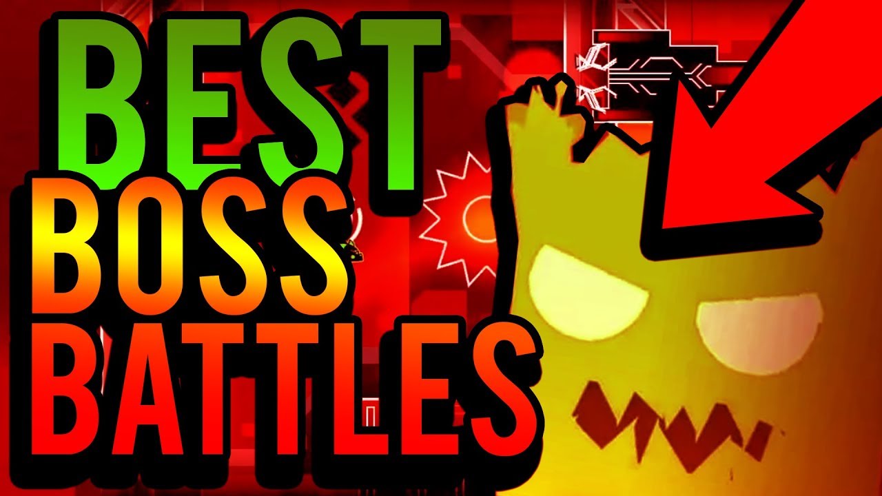 TOP 5 BEST BOSS BATTLES IN GEOMETRY DASH 2.11 - YouTube