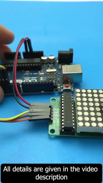 How To Display Using Arduino With Led Matrix Arduinoproject Youtube