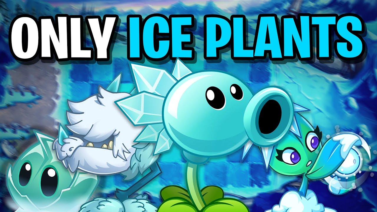 Can You Beat FROSTBITE CAVES With Only Ice Plants? (PVZ2) - YouTube