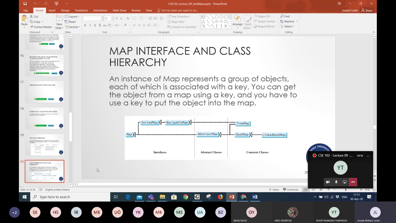 CSE 102 - Lecture 09 - Sets & Maps cont'd - YouTube