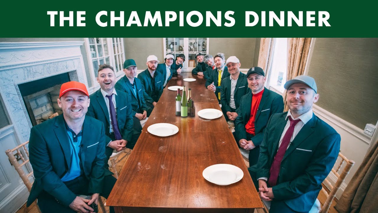 The Masters "Champions" dinner is served! - YouTube