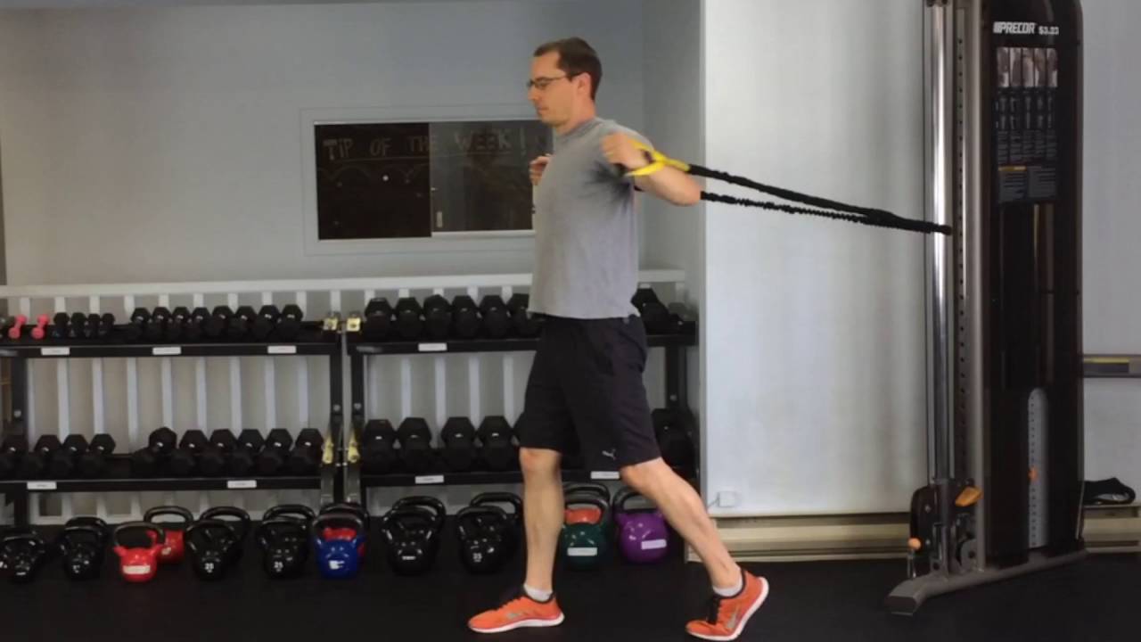 Chest Fly Band | Exercise Library - YouTube
