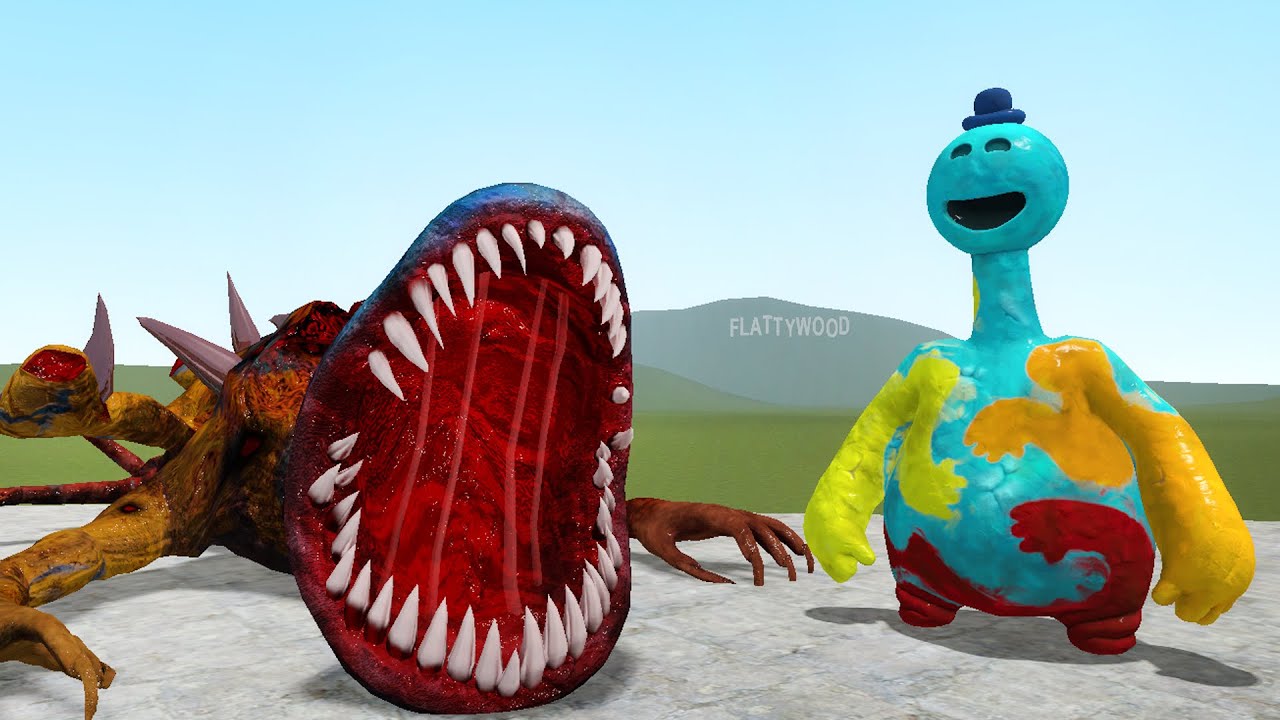 SPRUNKI Cursed Doey The Doughman In Garry's Mod - YouTube