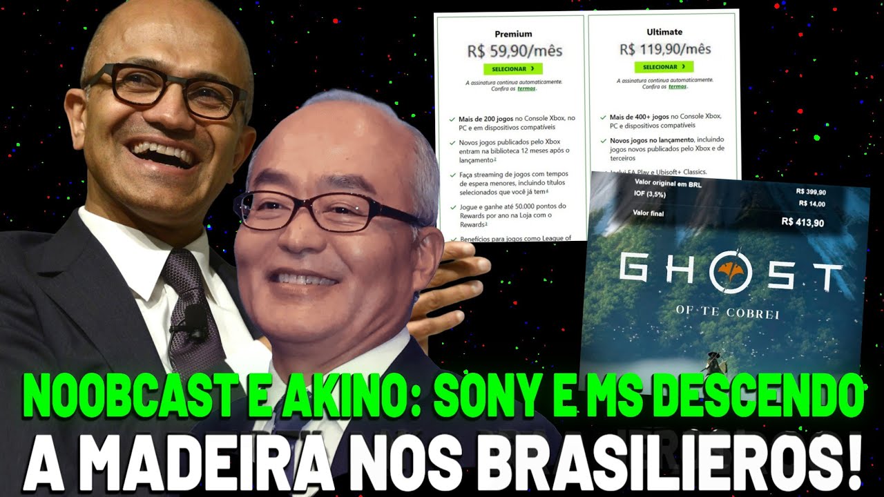 NoobCast e Akino 01: IOF da PSN e Aumento Game Pass! - YouTube