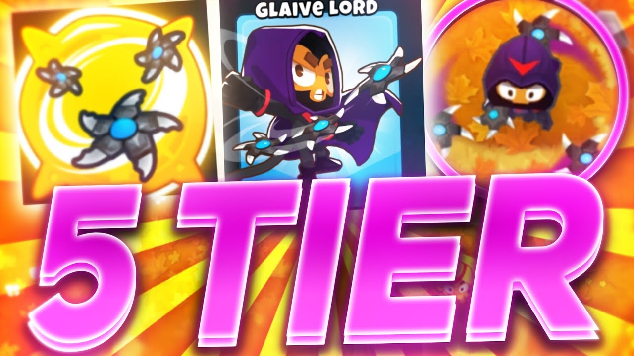 Bloons TD6 - Boomerang Monkey *5th tier* (GLAIVE LORD) - YouTube