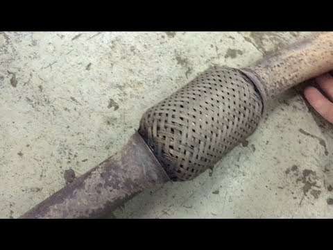 ЛАДА ВЕСТА позолоченная выхлопная система - YouTube