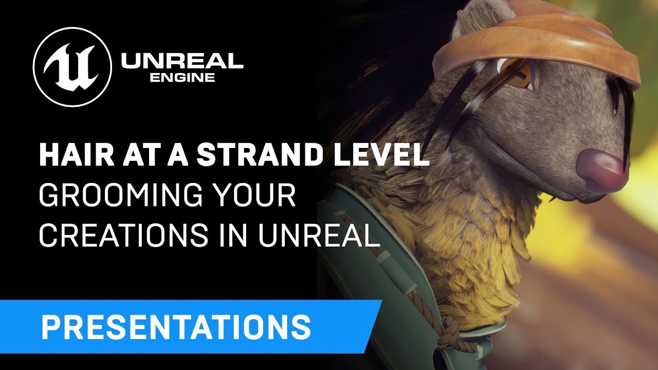 Hair at a Strand Level | Grooming your creations in Unreal Engine - YouTube