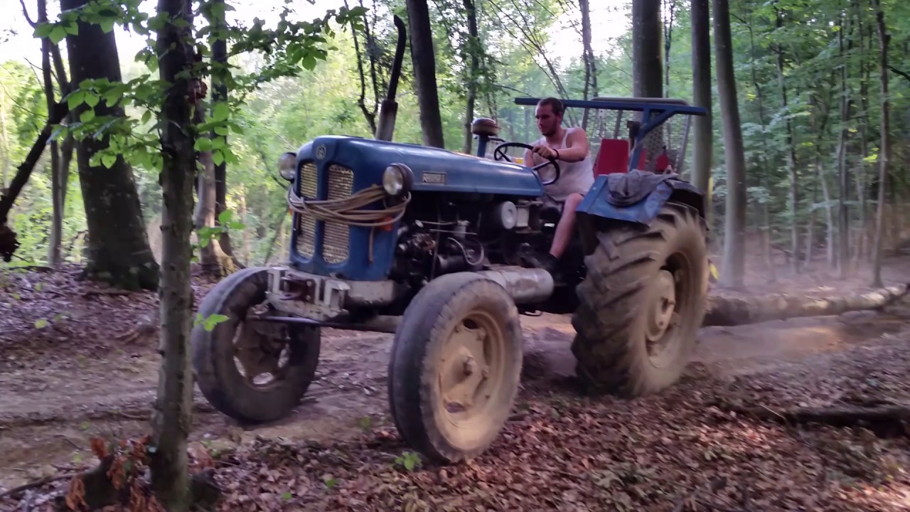 Rakovica 76 vuča klada - YouTube