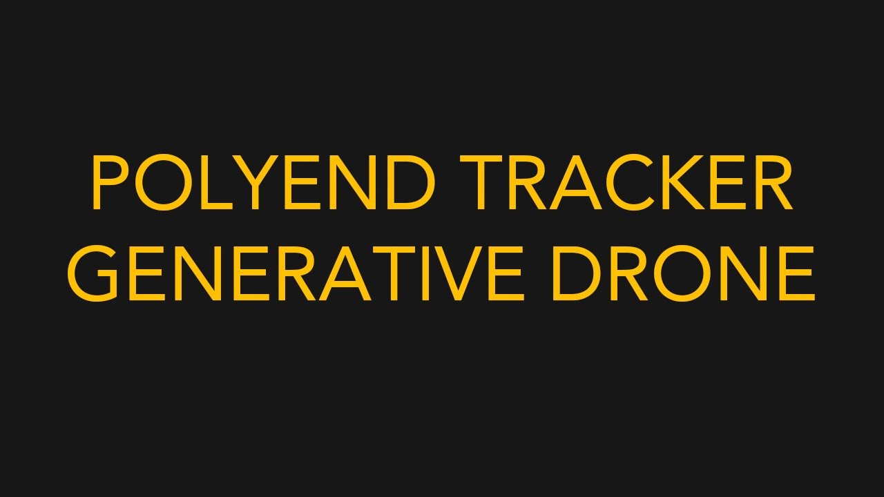 POLYEND TRACKER GENERATIVE DRONE - YouTube