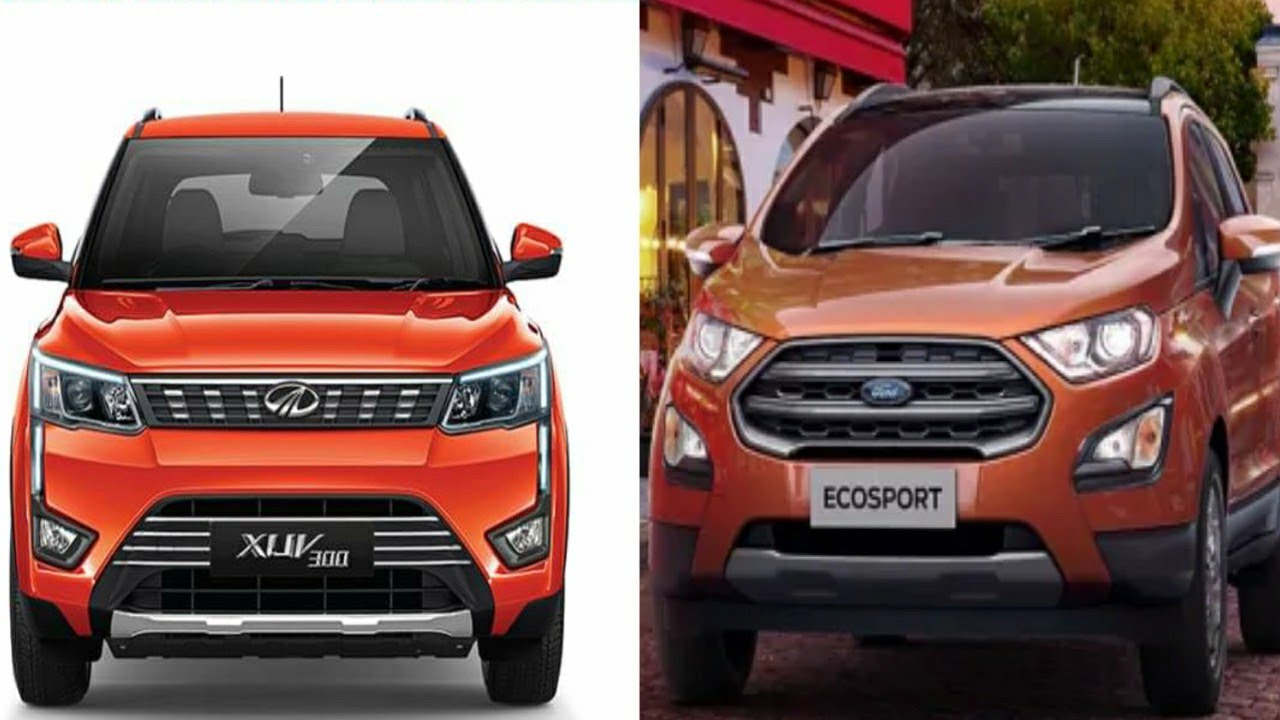 Mahendra XUV 300 v Ford Ecosports Comparison 2020 - YouTube