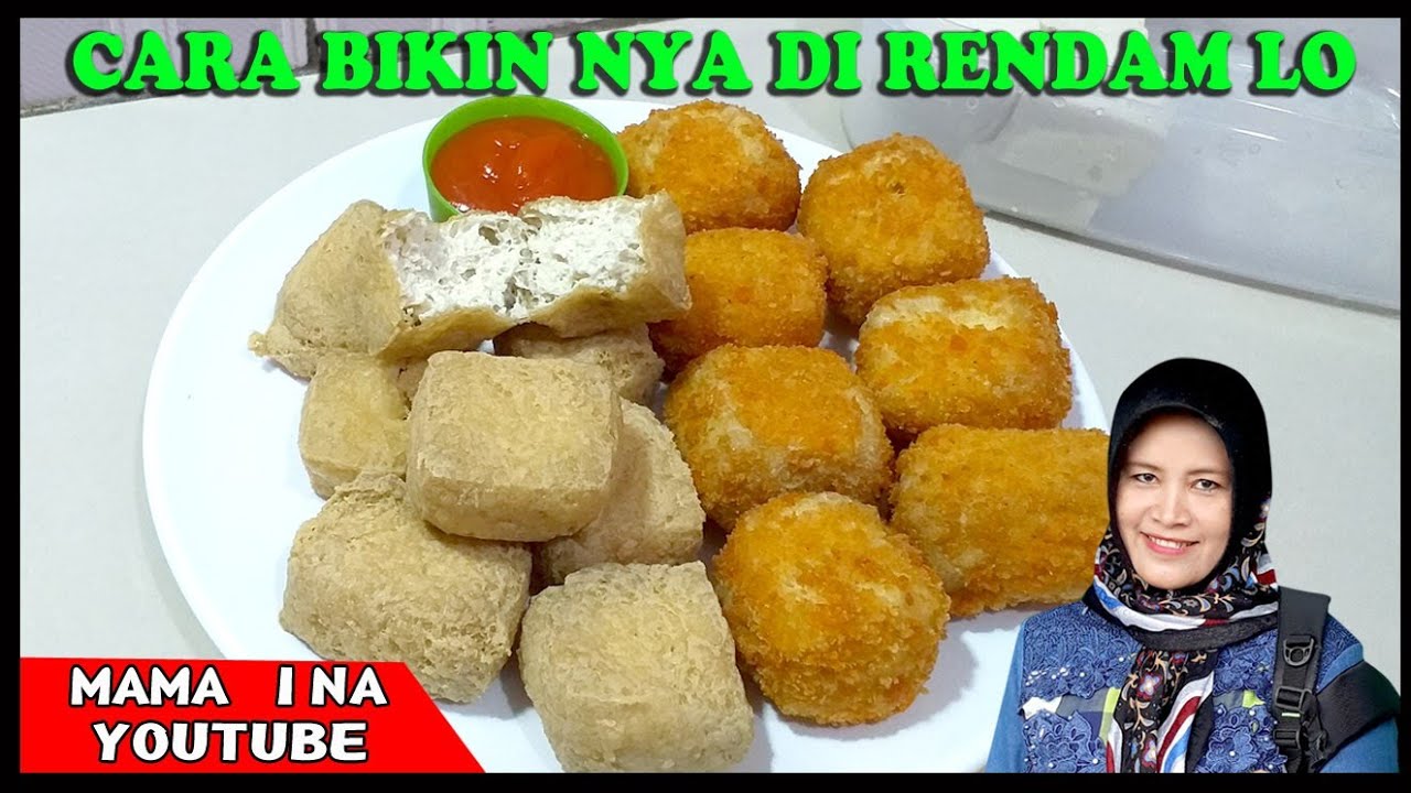 Di Rendam Semalam Pake BUMBU RAHASIA sebelum di goreng, Tahu ini NIKMAT ...