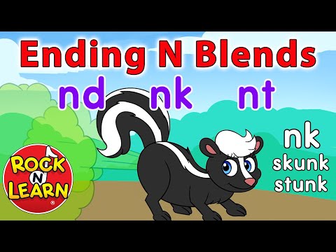 Ending Consonant Blends with N | Learn to Read: nd, nk, nt | Rock ’N Learn