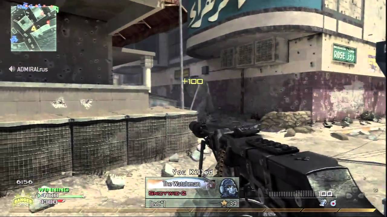 Modern Warfare 2: On Invasion with RPD - YouTube