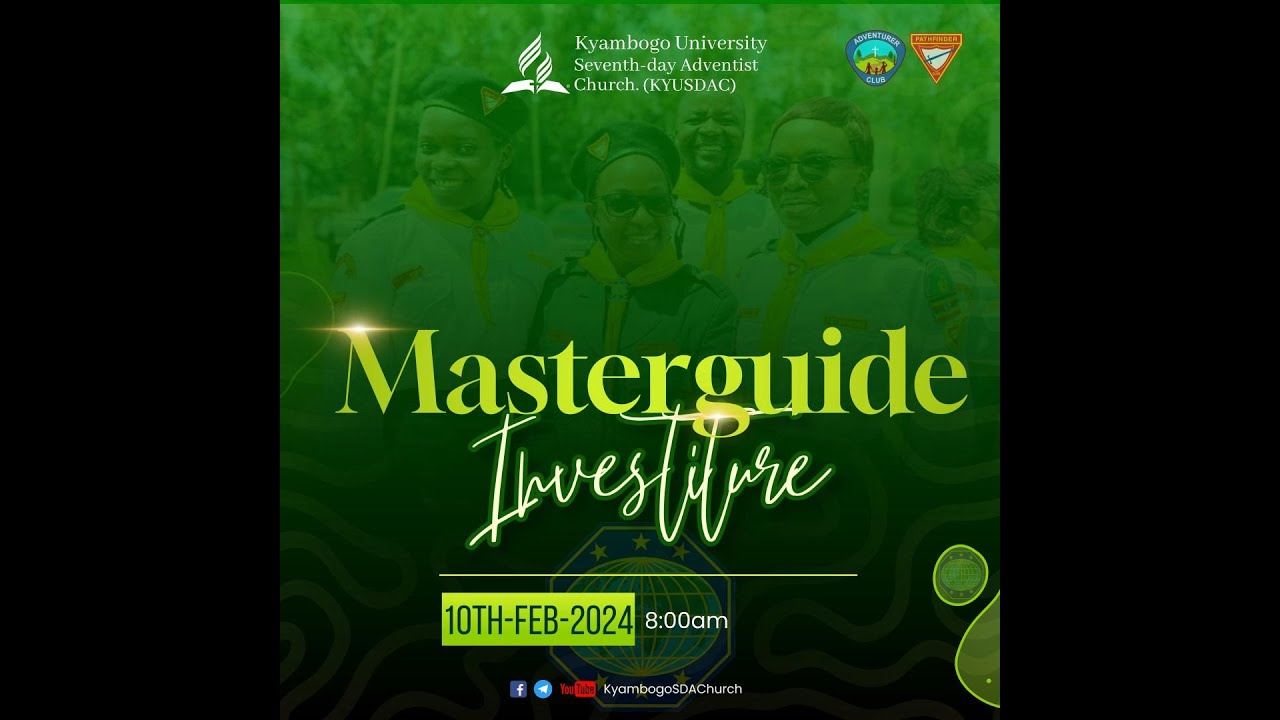MASTERGUIDE INVESTITURE || DR. MOSES BATANDA MUBIRU || SDA KYAMBOGO ...