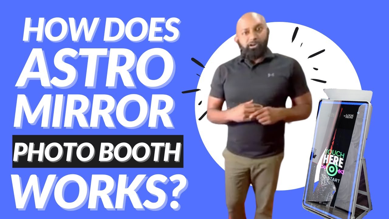 How does my Astro Mirror Booth work. #photobooth #photoboothfun # ...