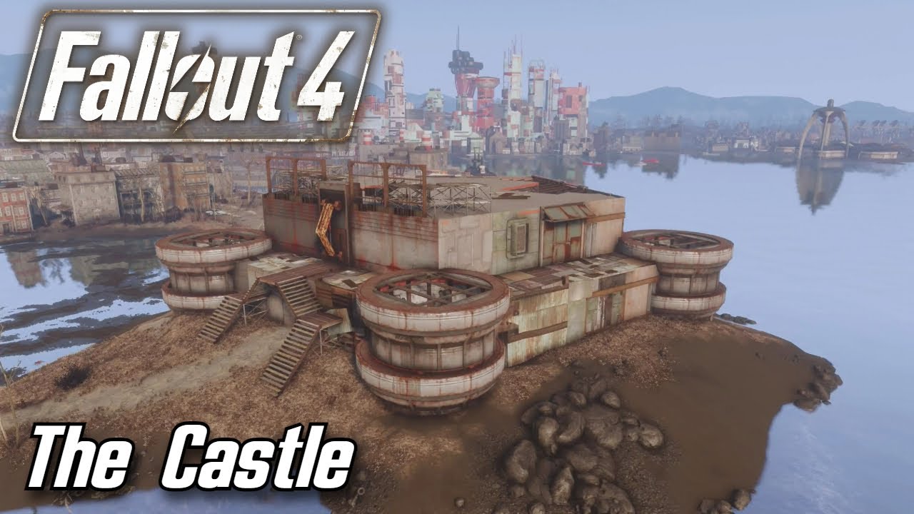 The Castle is under construction! Fallout 4 settlement build - YouTube