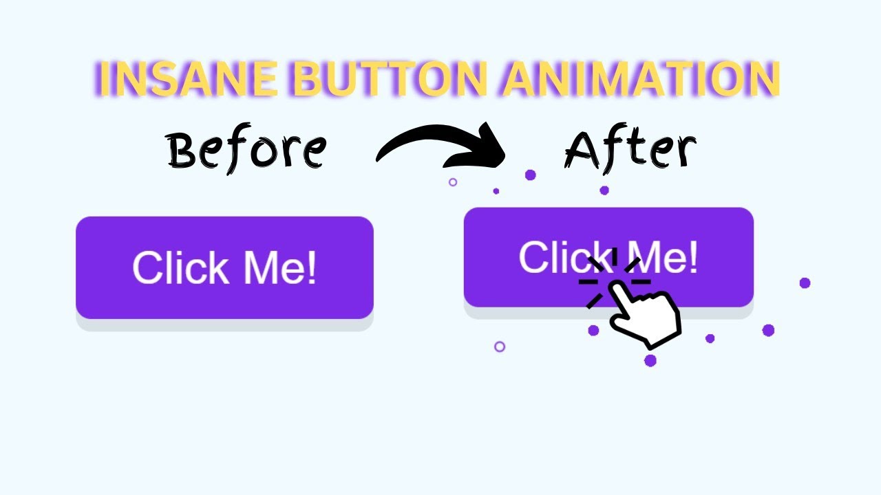 Insane Button Animation with HTML, CSS & JavaScript | Click Effect & Particle Explosion! - YouTube