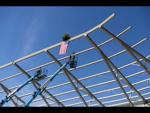 Amway Stadium marks construction milestone in Grand Rapids