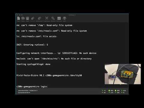 Hacking Sega Game Gear Micro: Linux shell - YouTube