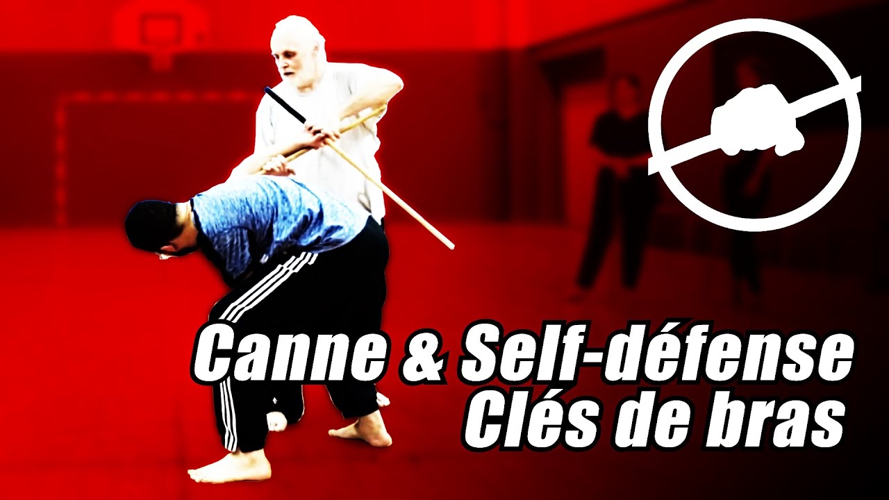Canne & Self-défense - Clé de bras - YouTube