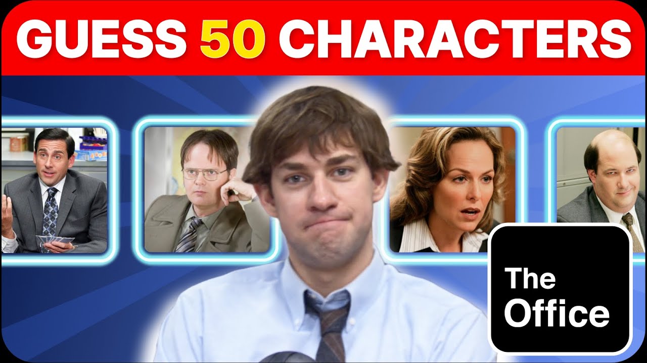 Can You Guess 50 'The Office' Characters in JUST 5 Seconds? | 🔥 ...