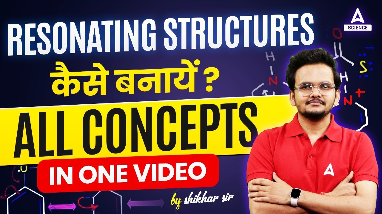 How To Draw Resonance Structures ? Class 11 Chemistry By Shikhar Sir ...