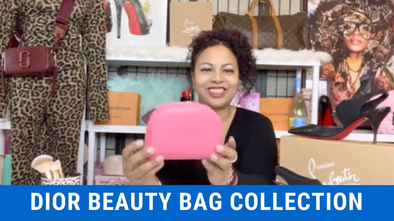 DIOR BEAUTY BAG COLLECTION | Christian Dior Makeup Cosmetic Pouch ...