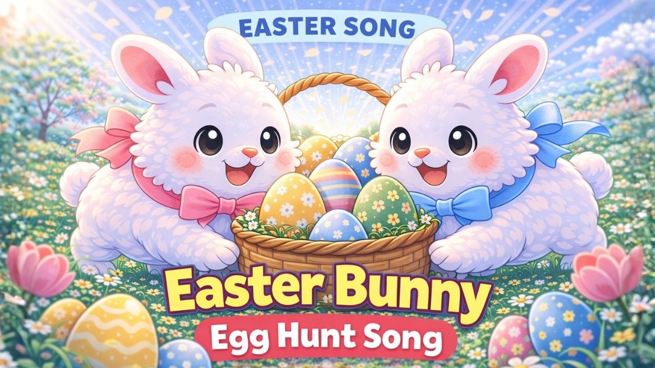Easter Bunny Egg Hunt Song 🐰 | Happy Easter Song for Kids | Easter ...