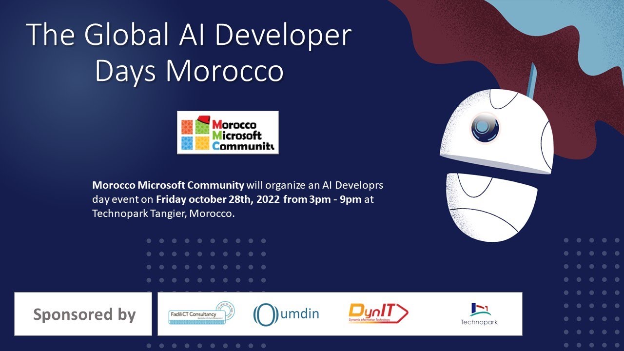 The Global AI Developer Days "28 October at 14:00 - 19:00 on Technopark ...