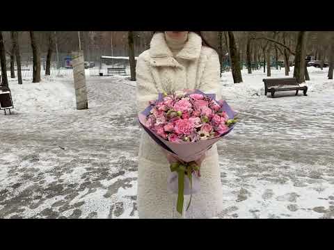 Букет Зефир с пионовидной розой Охара