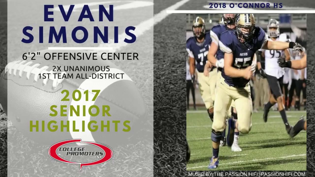 Evan Simonis - 2017 Senior Season Highlights - YouTube