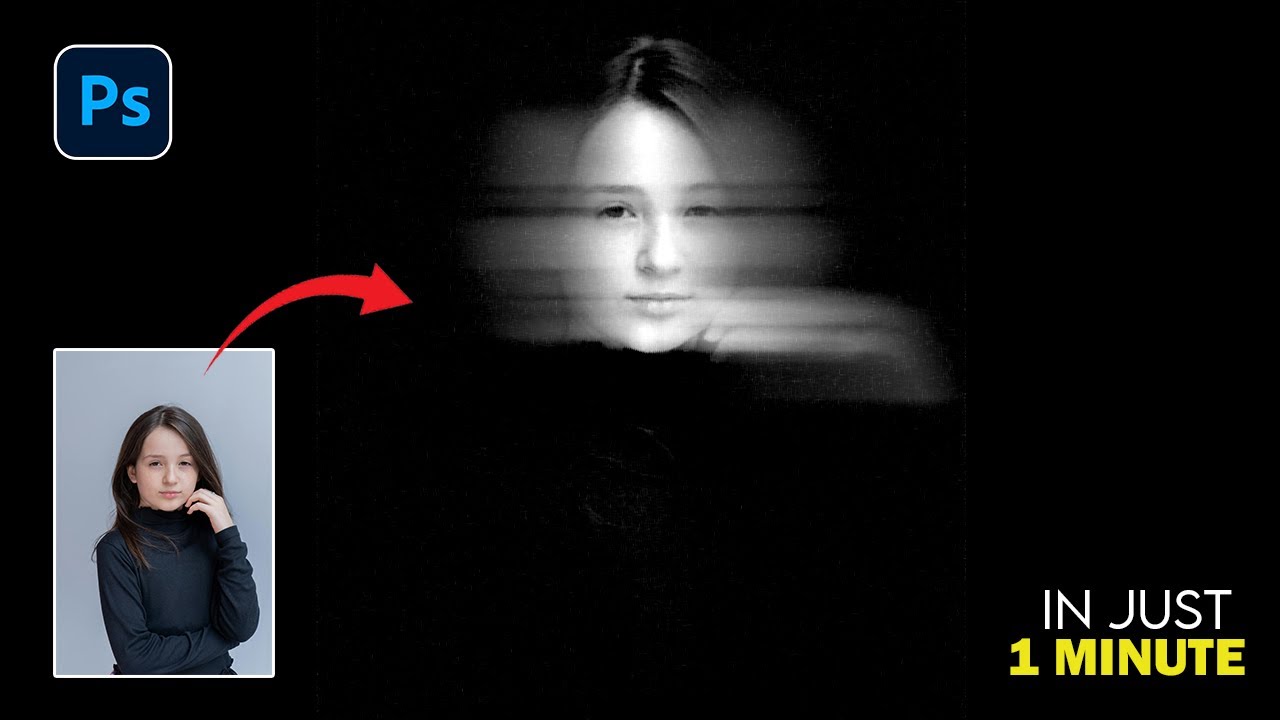 Create Motion Blur Portrait Effect in Photoshop - YouTube
