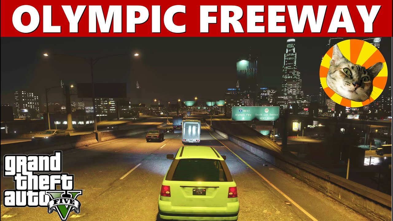Olympic Freeway | Roads of GTA V - YouTube