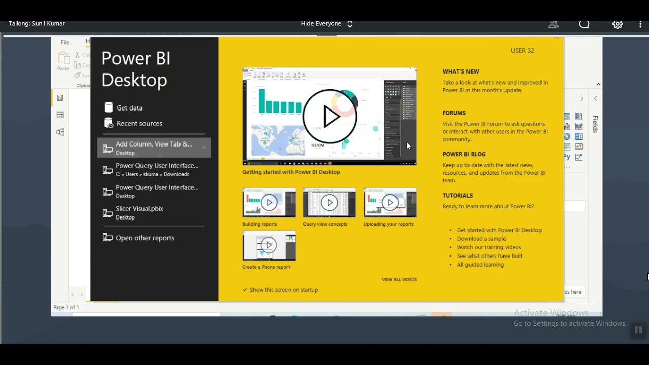 05 data set options | Power BI - Power Services Training Part 5 | Power ...