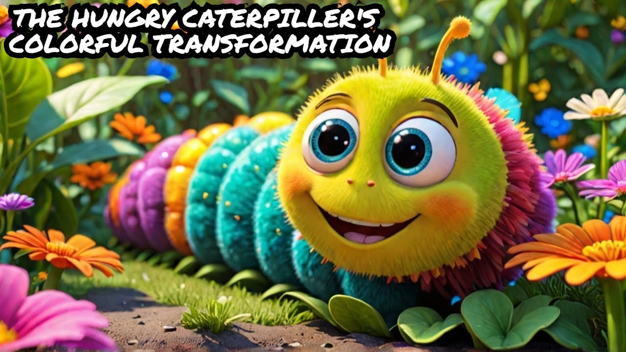 🌟 The Hungry Caterpillar's Colorful Transformation | A Fun Animated ...