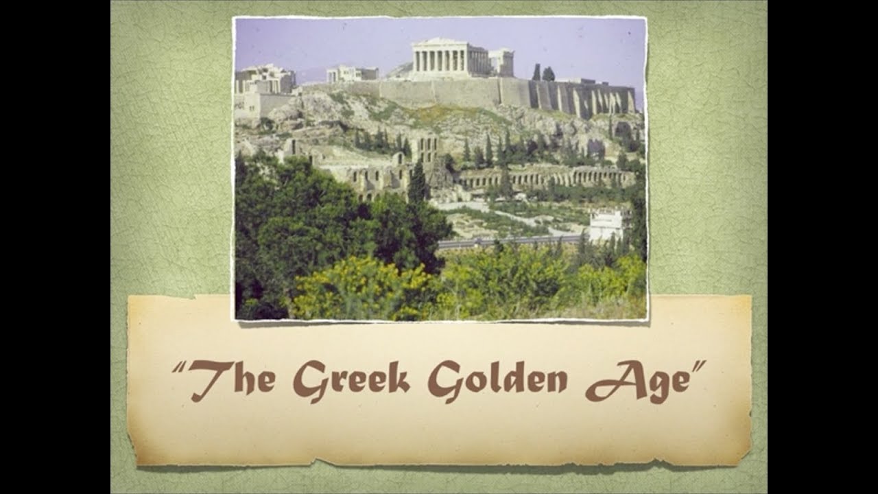 Greek Golden Age Periclean Athens -- Western Civilization Lecture - YouTube