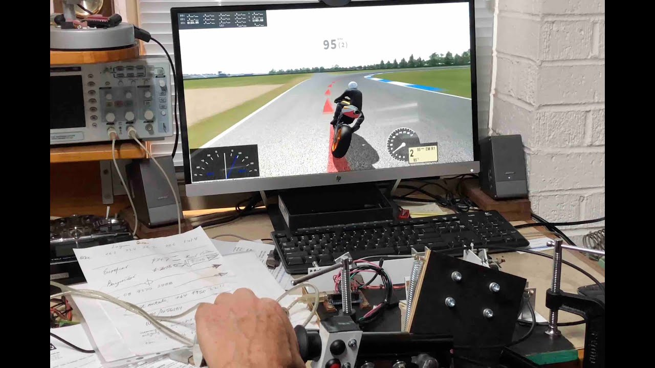 Controller for GPBikes simulator - YouTube