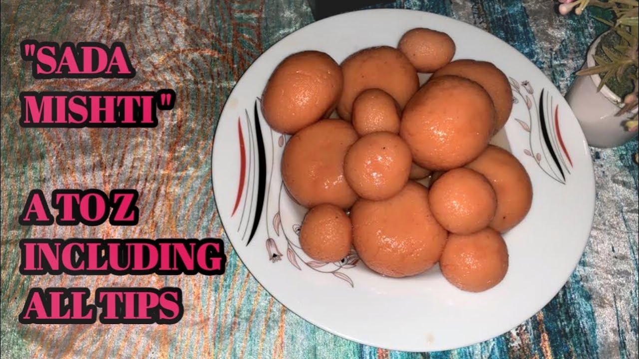 Sada Mishti recipe || Bengali sweets recipe - YouTube