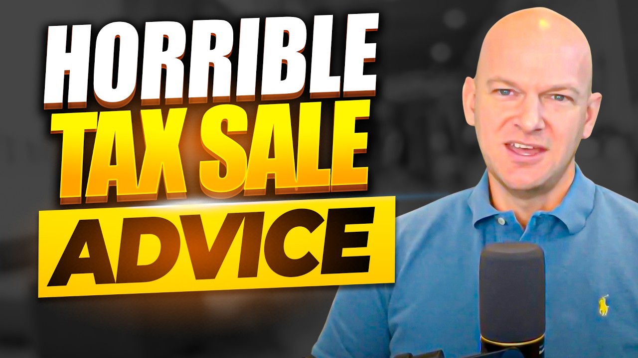 Bad Advice from Tax Sale "Experts" - YouTube