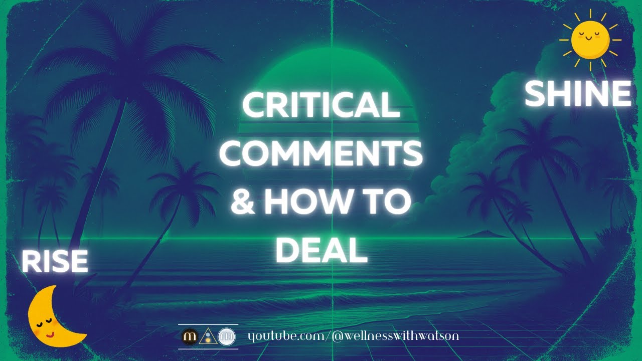Taking Critical Comments with Grace - YouTube