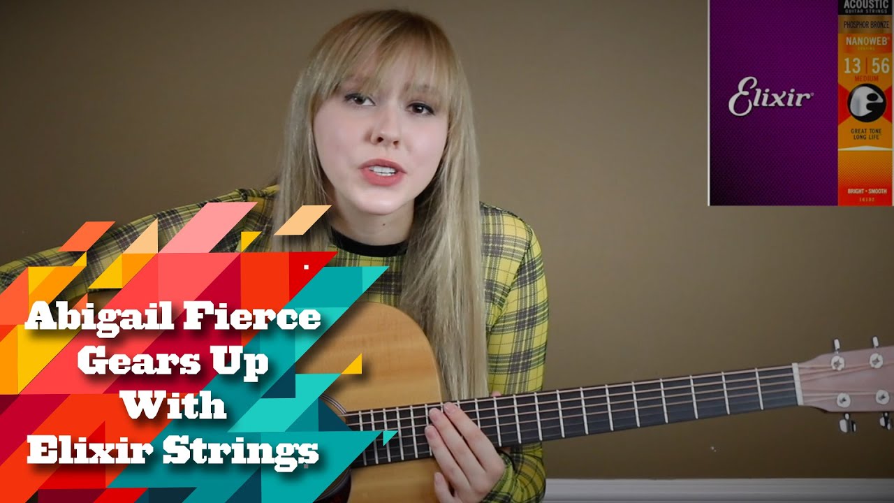 Abigail Fierce gears up with Elixir Strings - YouTube