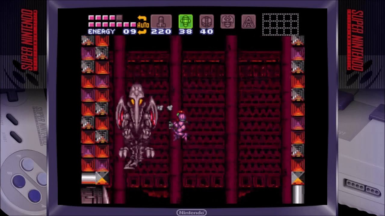 SUPER METROID [SNES] - Walkthrough 10 - Ridley's Lair - YouTube
