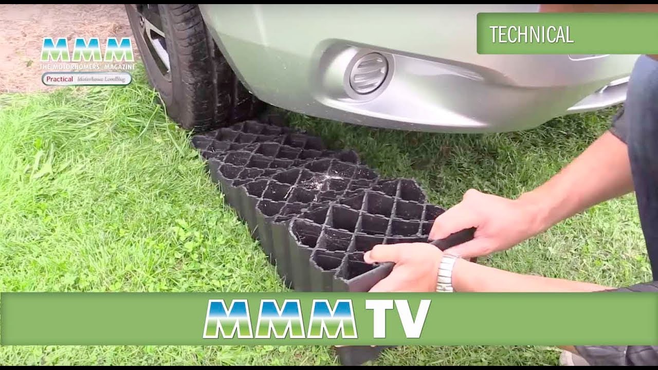 MMM TV technical - how to use motorhome levelling blocks - YouTube