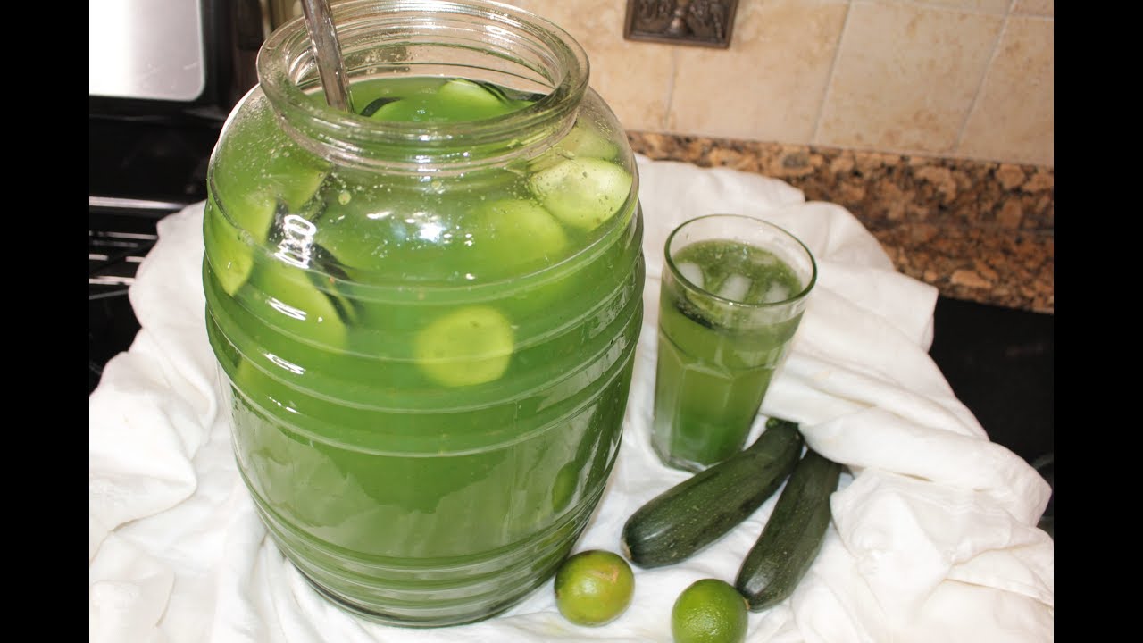 Agua de Pepino con Limon Exclusiva para Negocio - YouTube