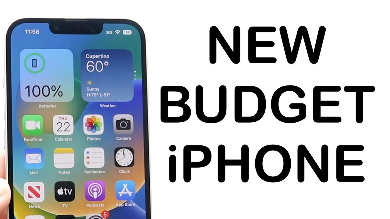 A New Budget iPhone Is Coming - YouTube