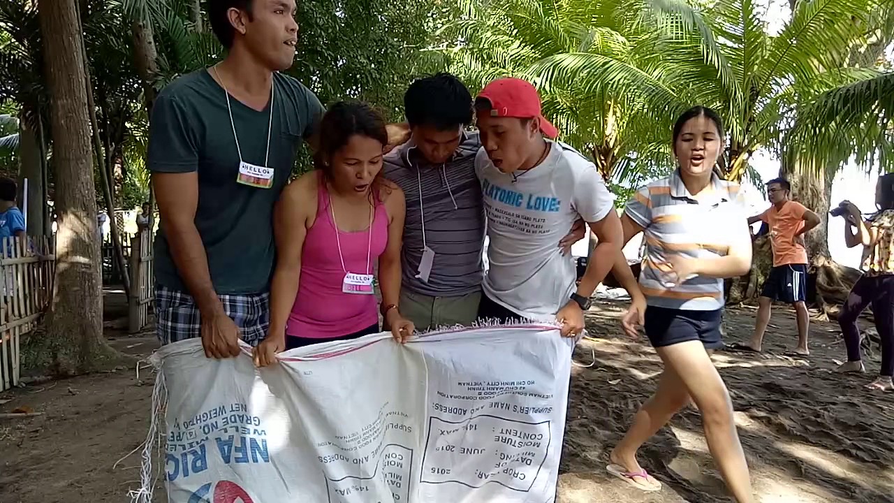 Team TM's Team Building - Sack Race Round 1 - YouTube