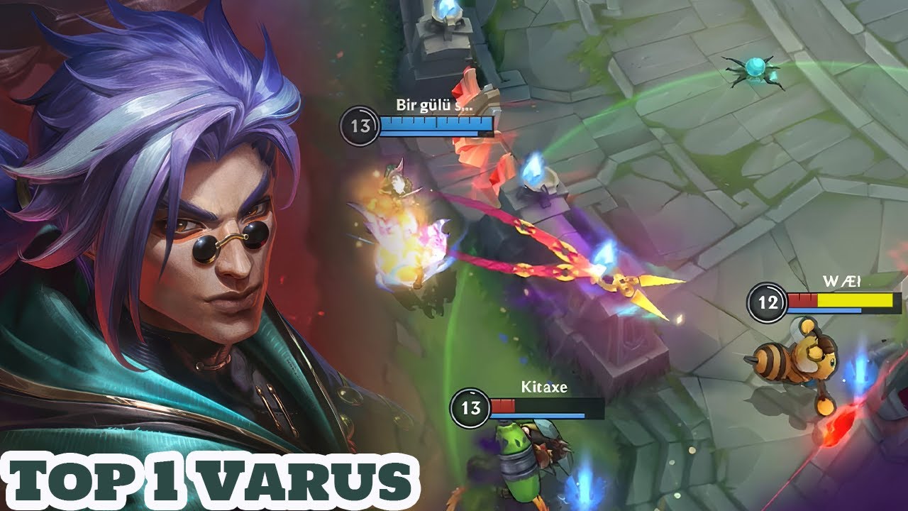 Wild Rift Varus - Top Varus fiend queller skin Gameplay Rank Sovereign ...